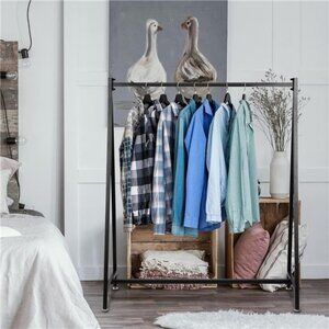 Storage & Organization | 47 Inch Modern Black Heavy Duty Metal Aframe ...